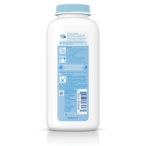 Johnson's Baby Powder with Naturally Derived Cornstarch Aloe & Vitamin E, Hypoallergenic, 9 oz