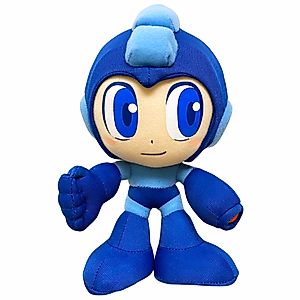 Great Eastern Mega Man 10: 7" Mega Man Plush, Includes Keychain