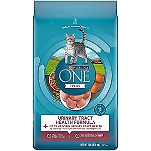 Purina ONE High Protein Dry Cat Food, +Plus Urinary Tract Health Formula - 7 lb. Bag