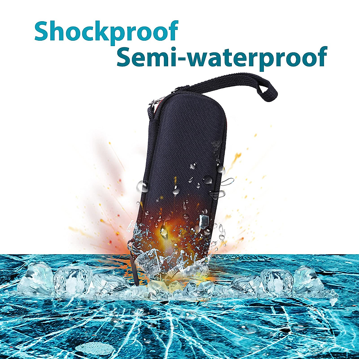 L LTGEM EVA Hard Carrying Case for Gillette Mach3 Men's Razor - Storage Protective Bag (Case Only!)