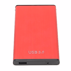 Portable External Hard Drive,USB 3.0 Mobile Hard Drive,Hard Drive External Storage for PC, Laptop,Red(250GB)