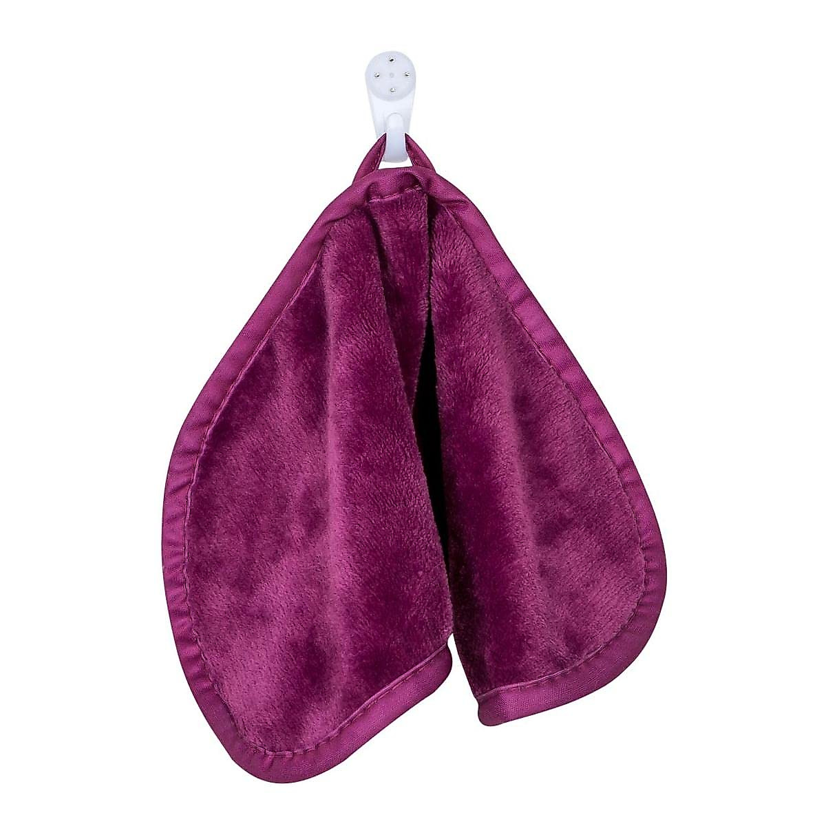 Makeup Remover Cloth Cleansing Towel - Chemical Free - Move Makeup Instantly with Just Water (3 Burgundy)