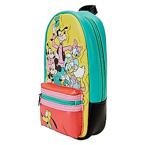 LOUNGEFLY Stationary Disney D100 Mickey and Friends Pencil CASE