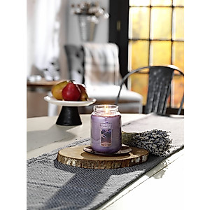 Yankee Candle Dried Lavender & Oak​ Scented, Classic 22 Oz Large Jar Single Wick Aromatherapy Candle, Over 110 Hours of Burn Time, Ideal for Creating a Welcoming Home, Perfect for Gifting