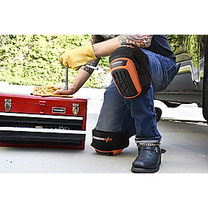 Thunderbolt Knee Pads for Men Construction Knee Pads for Work Knee Pads for Men and Women Gel Knee Pads Gardening Flooring Roofing Heavy Duty Gel Knee Pads Thick Foam Strong Adjustable Non-Slip Straps