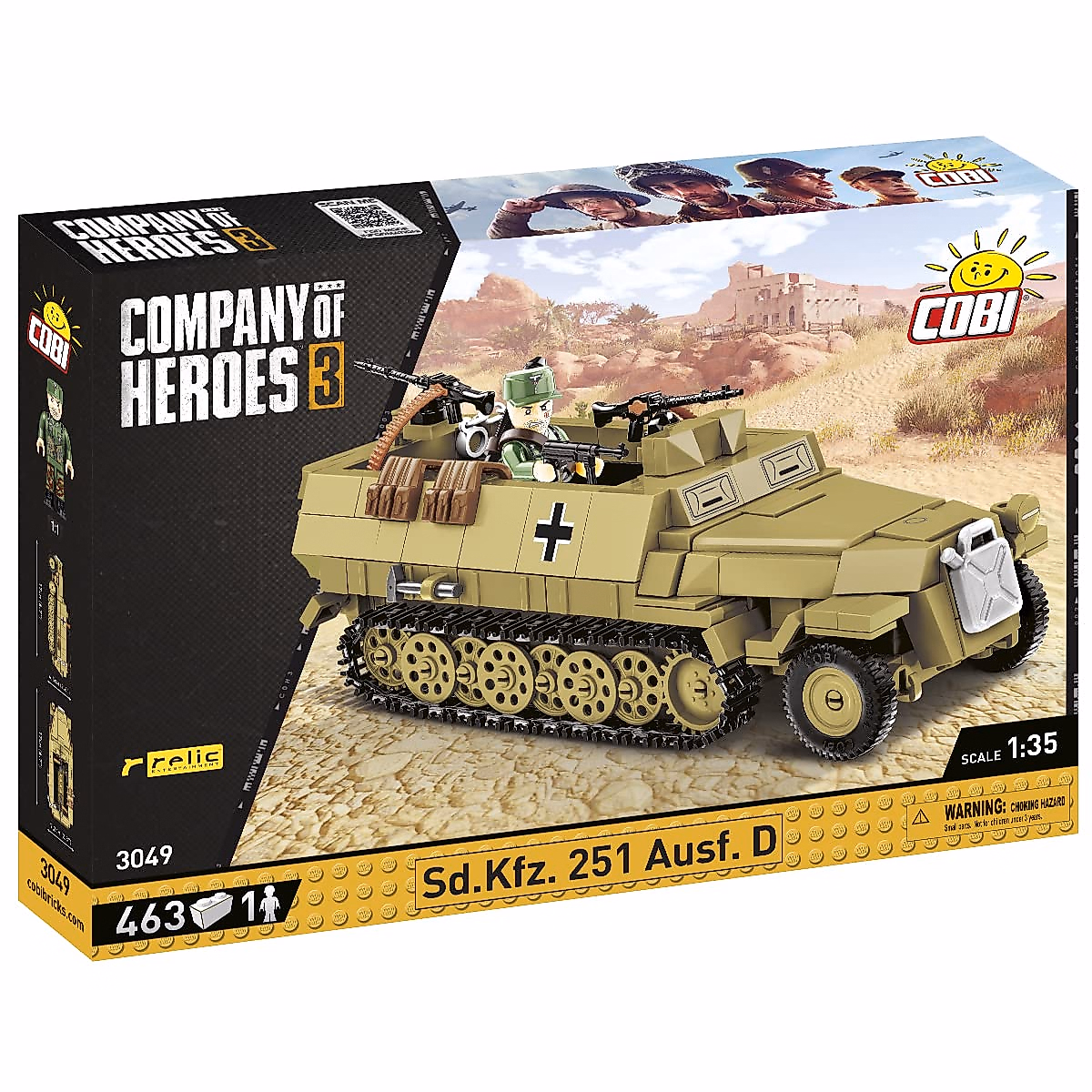 COBI Company of Heroes 3 Sd. Kfz. 251 Ausf. D
