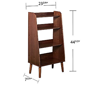 Southern Enterprises Berritza Bookcase, Walnut
