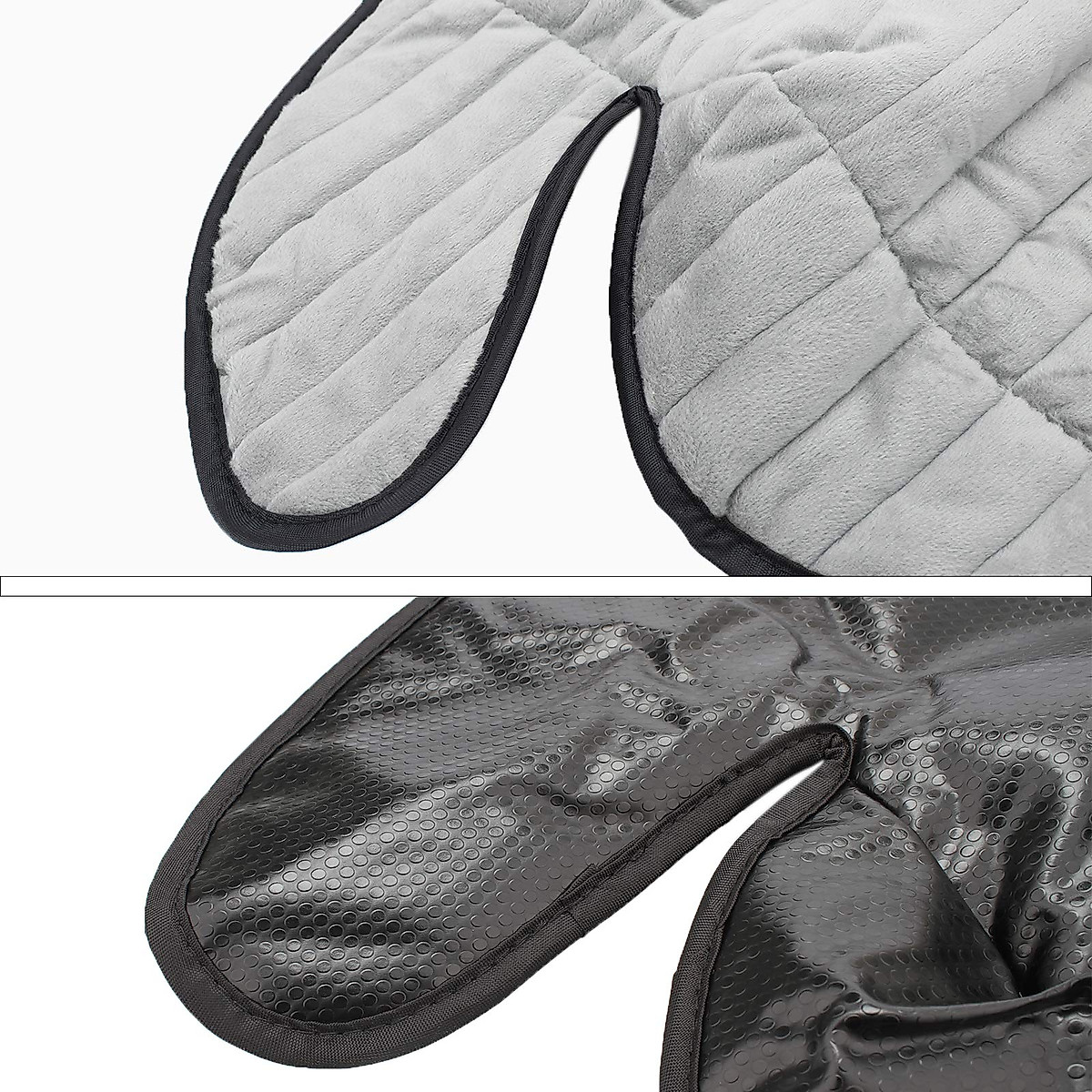 Piddle Pad Car Seat Protector - Stroller Potty Pad, Waterproof Liners for Potty Training, Baby Car Seat Cover (Gray 2pcs)