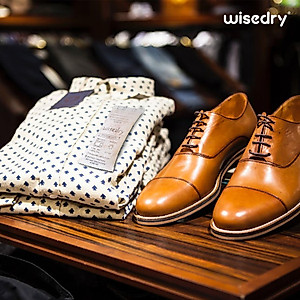 wisedry 50 Gram [10 Packs] Silica Gel Packets Microwave Fast Reactivate Desiccan Packs with Indicating Beads