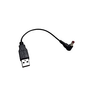 TSS Radio Sirius XM 5 Volt USB Power Adapter (5 inch Cable) with Red Tip for Power Connect Docks