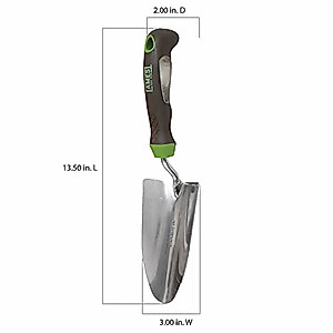 AMES 2445000 Stainless Steel Hand Trowel with Ergo Gel Grip, 13-Inch
