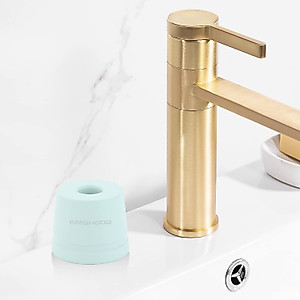 KINGHOOD Safety Razor Stand For Men And Women Shaving Razor Opening Dia 0.43"(11 mm) Metal Razor Holder (Green)