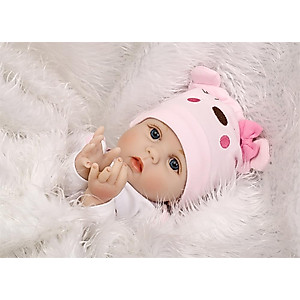 MAIHAO 22inch Lifelike Reborn Baby Dolls Girls Realistic Babies Cheap That Look Real Life Newborn Toddler for Kids Open Eyes