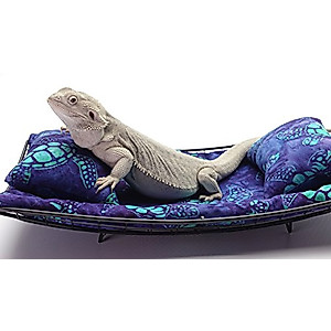 Chaise Lounge for Bearded Dragons, Sea Turtles Fabric