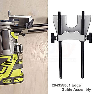204358001 Edge Guide Assembly Compatible with Ryobi P601 and P206 18V ONE+ Trim Routers - 204358001 Router Guide.