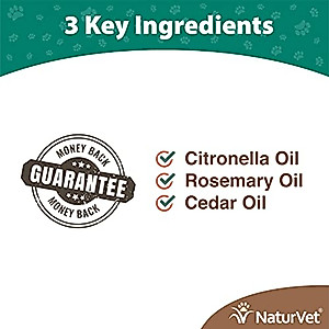 NaturVet Natural Horse Spray for Flies – for Horses Coat, Legs, Shoulders & Neck – Includes Citronella, Rosemary, Cedar Oils – Herbal Fragrance for Horses – 32 Oz.