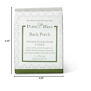Park Hill Collection Home Fragrance Back Porch Boxed Poured Glass Candle