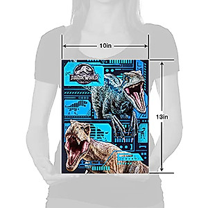 American Greetings 13" Large Birthday Gift Bag with Tissue Paper, Jurassic World (1 Bag, 6-Sheets)