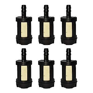 6 Pcs Lawn Mower Chain Saw Fuel Filter, Fuel Filter for Chain Saw Trimmer Blower Edger(Style:Small Wool Filter)