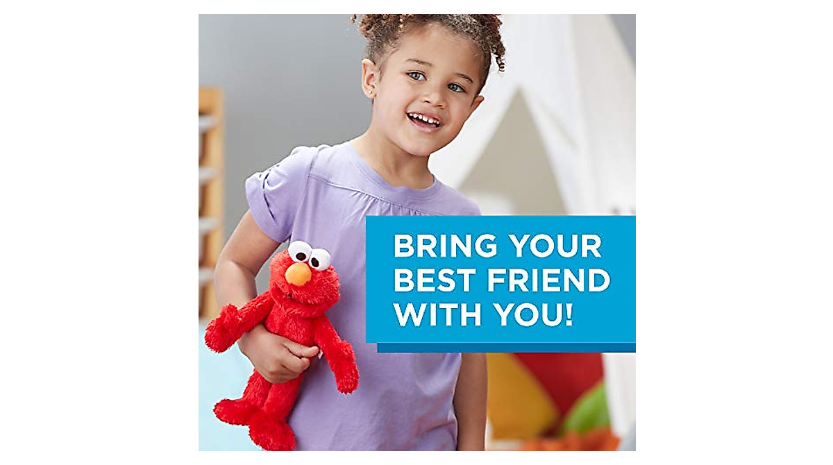 Cuddly Sesame Street Mini Plush Elmo Doll for Kids