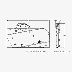 Bykski Copper GPU Water Cooling Block GPU Waterblock Graphics Card Water Cooling Block For XFX Radeon RX6900XT RX6800XT Speedster Merc 319 (5V ARGB RBW Aura Effect LED Lights GPU Block With Backplate)