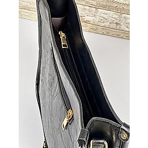 Vegan Leather Crossbody Bags for Women- Medium Size Hobo Zipped Pockets Cross-body Purse with Adjustable Leopard Strap（black）