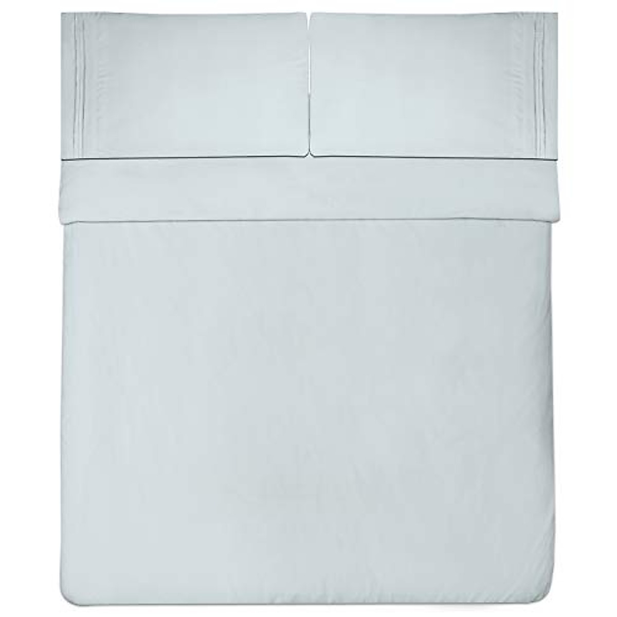 Queen Size Bed Sheets - Breathable Luxury Sheets with Full Elastic & Secure Corner Straps Built In - 1800 Supreme Collection Extra Soft Deep Pocket Bedding Set, Sheet Set, Queen, Light Blue