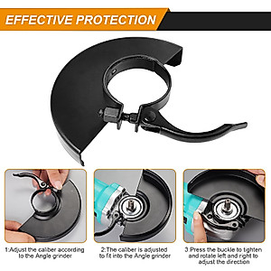 397661-01 Metal Angle Grinder Guard 4-1/2" 5” Replacement for Dewalt D28116 D28065 D28144 GA6010Z GA6020 9566PC 9566CV Angle Grinder