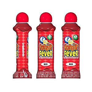 Dabbin' Fever Bingo Daubers Bulk Case - 144 Daubers (12 Dozen) Assorted Colors, 3oz (390468OLD)