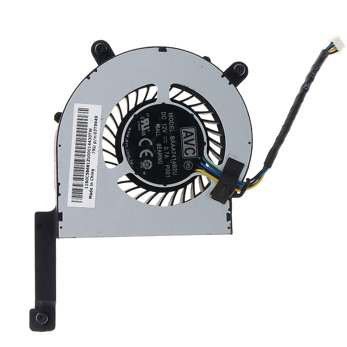 CPU Cooling Fan for Lenovo ThinkCentre M73 M83 M93 M93p 03T9949 BFB0712HB