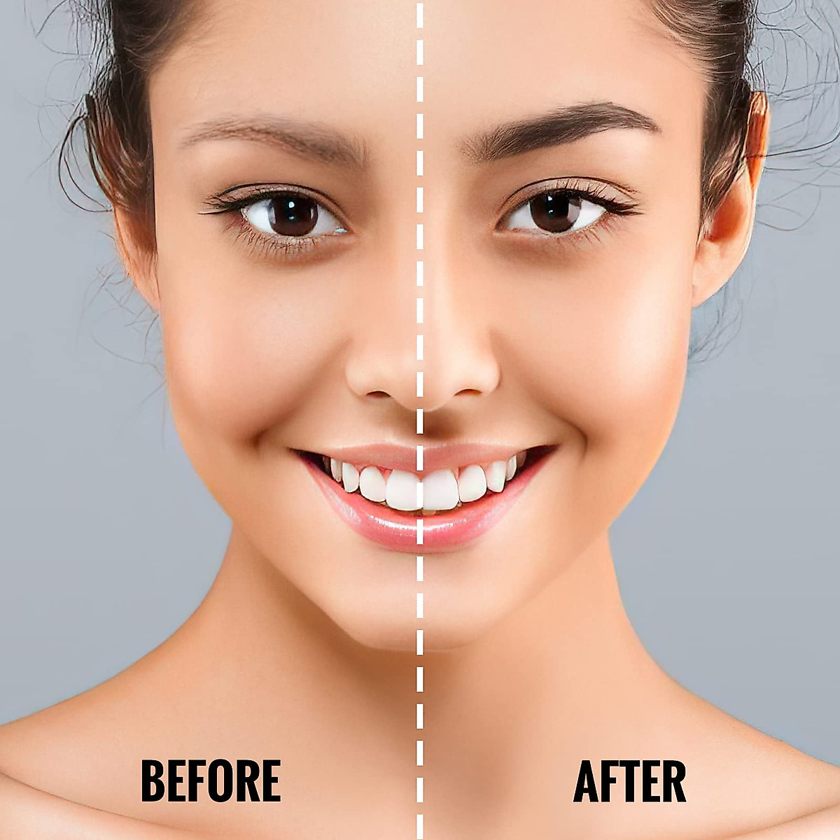 Eyebrow Stamp Stencil Kit- Eyebrow Stamp Pomade Waterproof with 2 pairs Thin Stencils 3 pairs Thick Stencils (Dark Brown)