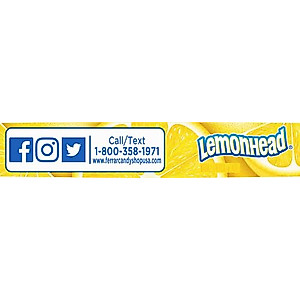 Lemonhead Hard Lemon Candy, 0.8 Ounce Treat-Size Theater Candy Boxes (Pack of 24)