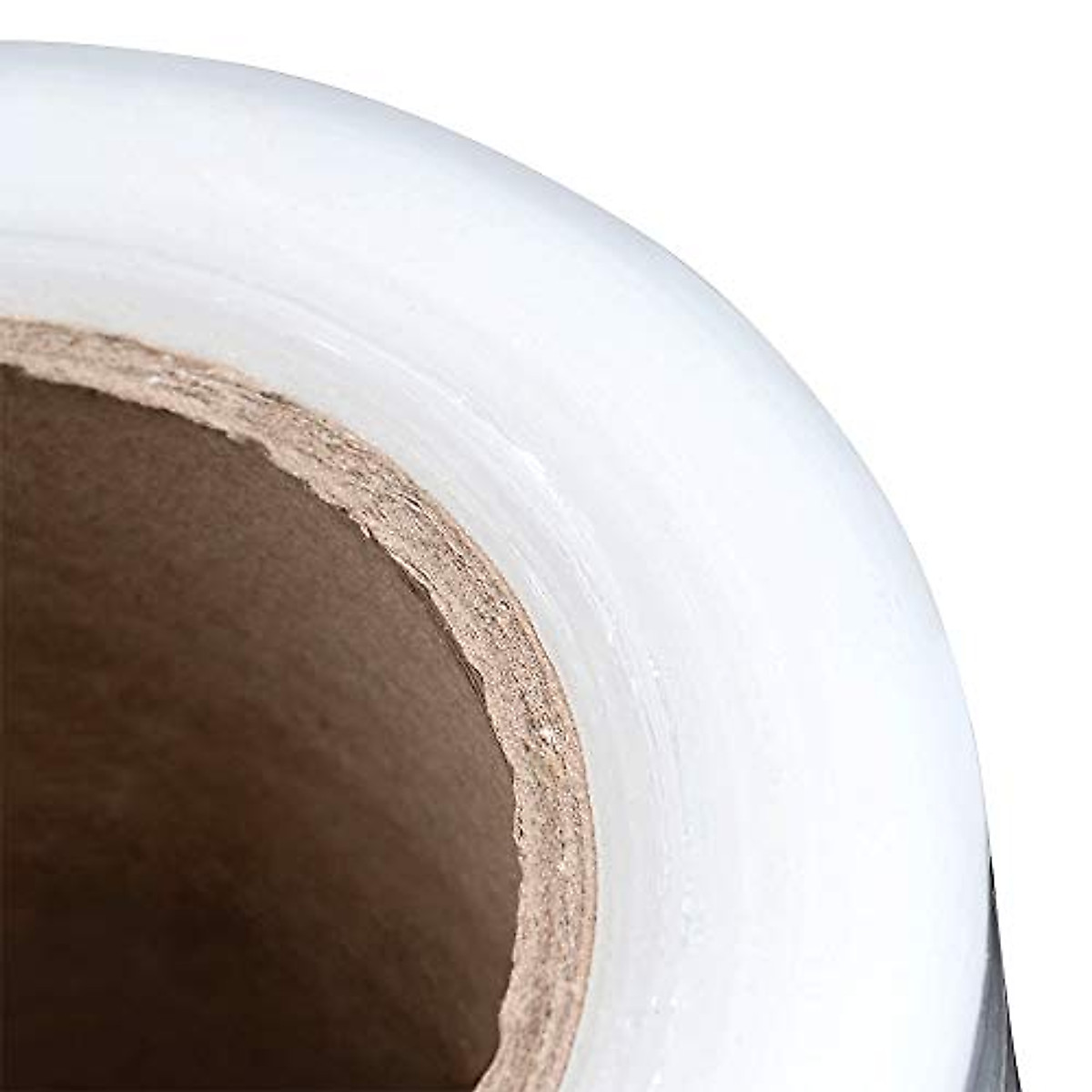 Brock Industrial Strength Stretch Wrap Film - 5 Inch x 333 Yard 13cm x 305m – 80 Gauge – Clear – Includes 1 Handle - 12 Rolls/Case