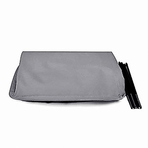 ZERO JET LAG 45L Large Slim Rolling On Wheels Laundry Hamper Basket Tall Dirty Clothes Hamper Clothes Storage Basket Standable Corner Handy Bin Hamper Basket 15×8×22" (22 Inches,Grey)