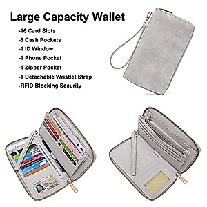 Soperwillton Women Backpack Purse Multipurpose Design Handbags Shoulder Bag PU Leather Travel bag Backpack Set 2pcs