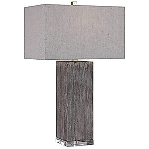 Uttermost Vilano Rustic Gray Table Lamp