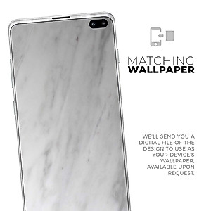 DesignSkinz Slate Marble Surface V9 Protective Vinyl Decal Wrap Skin Cover Compatible with The Samsung Galaxy S20 (Screen Trim & Back Glass Skin)