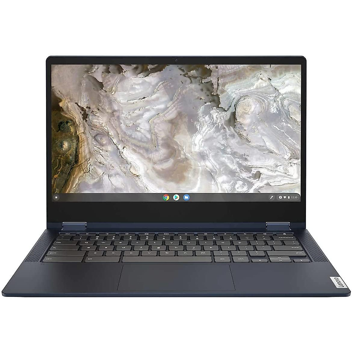 Lenovo Flex 5 13.3" FHD 2-in-1 Touchscreen Chromebook, AMD Ryzen 5 up to 3.7Ghz, 8GB RAM, 128GB SSD, WiFi, Bluetooth, Backlit Keyboard,Hugo Tech Mart Fingerprint Reader, Chrome OS (Renewed)