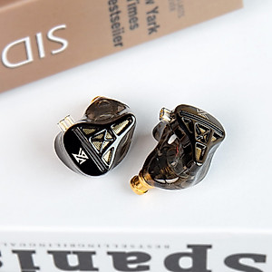 KZ DQS Wired Earbuds Dynamic Driver in Ear Monitor Headphone Semi-Open HiFi Bass Earphone 2pin 3.5mm Gaming Earbuds (Without Mic)