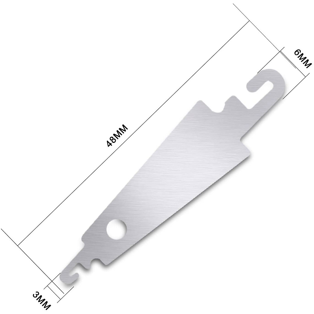 60pcs Stainless Steel Needle Threader Embroidery Cross Stitch Needle-Threading Sewing Needlework DIY Tool for Large Eye Needles