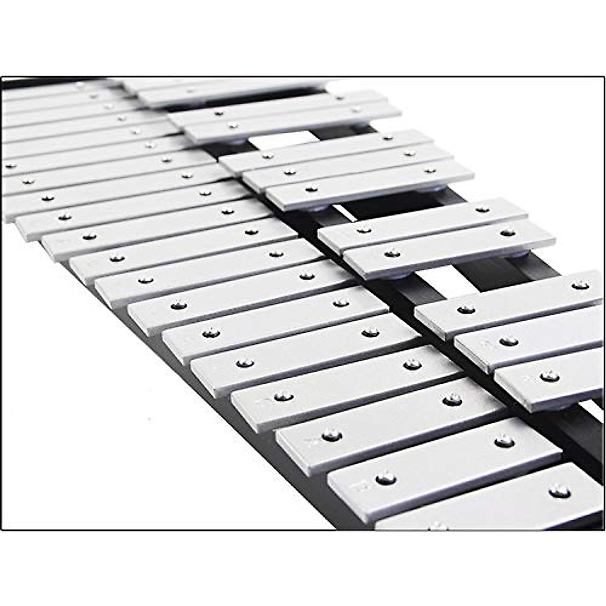 Professional Glockenspiel 30 Notes Foldable Aluminum Bars Children Educational Percussion Musical Instrument with Mallet and Carrying Bag