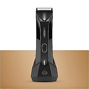 MANSCAPED® Electric Groin Hair Trimmer, The Lawn Mower™ 4.0, Replaceable SkinSafe™ Ceramic Blade Heads, Waterproof Wet/Dry Clippers, Rechargeable, Wireless Charging, Ultimate Male Hygiene Razor