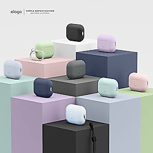 elago Compatible with AirPods Pro 2 Case (2022), Silicone Case with Keychain Compatible with Apple AirPods Pro 2nd Generation Case, Front LED Visible, Supports Wireless Charging [Lovely Pink]