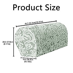 Kaket 2 PCS Arm Rest Covers Sofa, Chair Arm Protectors Stretch, Sofa Armchair Couch for Sofa, Armchair, Couches, Recliner (Light Green)