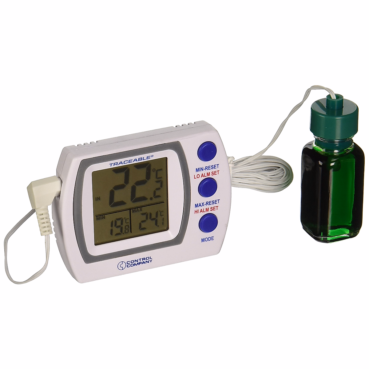 graham-field Control Company 4227 Traceable NIST Certified Refrigerator/Freezer Thermometer with Alarm