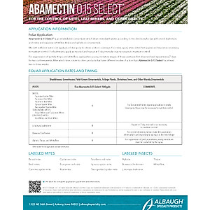 Abamectin 0.15 Select (32 fl.oz. / Quart) - Comapre to Lucid/Avid Insecticide