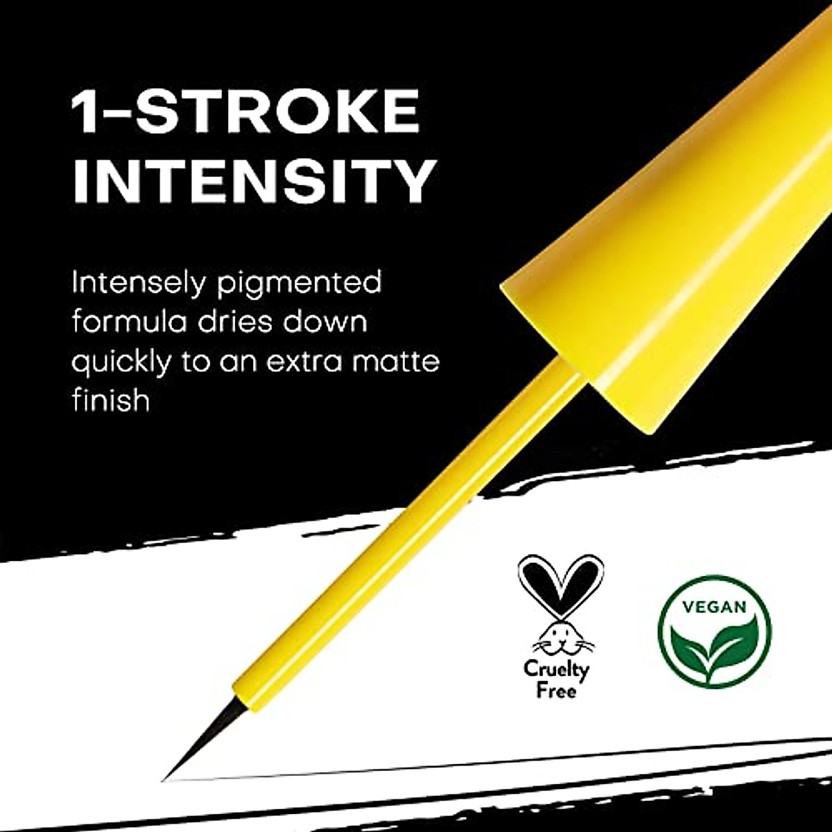 Mistine So Black Waterproof Eyeliner,Smudge Proof Eyeliner with Silky Formula,Quick Drying Liquid Eyeliner Pen,Ultra Matte Finish Black Eyeliner,Vegan & Cruelty-Free,1 Count