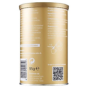 Lavazza: "Prontissimo! Intenso" Instant Coffee, Intense Taste 3.35 Ounces (95gr) Tin [ Italian Import ]