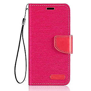 for Gigaset GS110 Case, Oxford Leather Wallet Case with Soft TPU Back Cover Magnet Flip Case for Gigaset GS110 (6.1”)