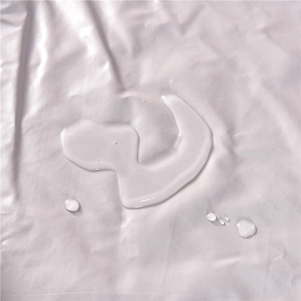 Holawakaka King Waterproof Mattress Encasement Protector Black Fitted Sheet Breathable Bed Mattress Pad Cover, 14" Deep Pocket (Black, King)